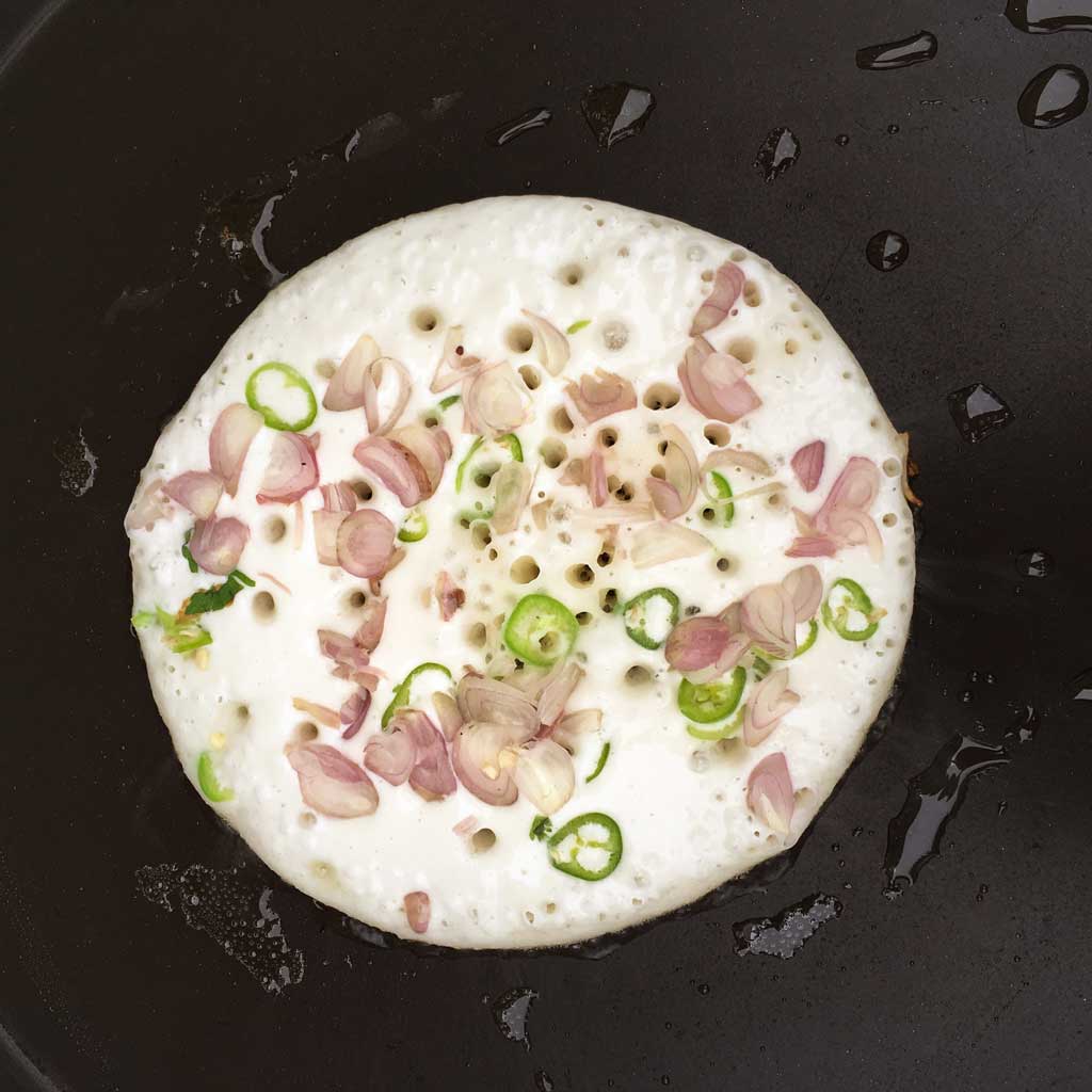 Utappam - thick Tamil pancakes