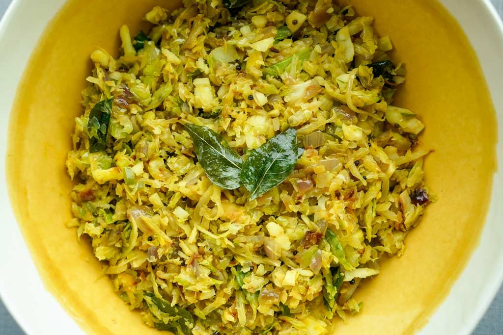 Anna Zacharria's Cabbage Thoran