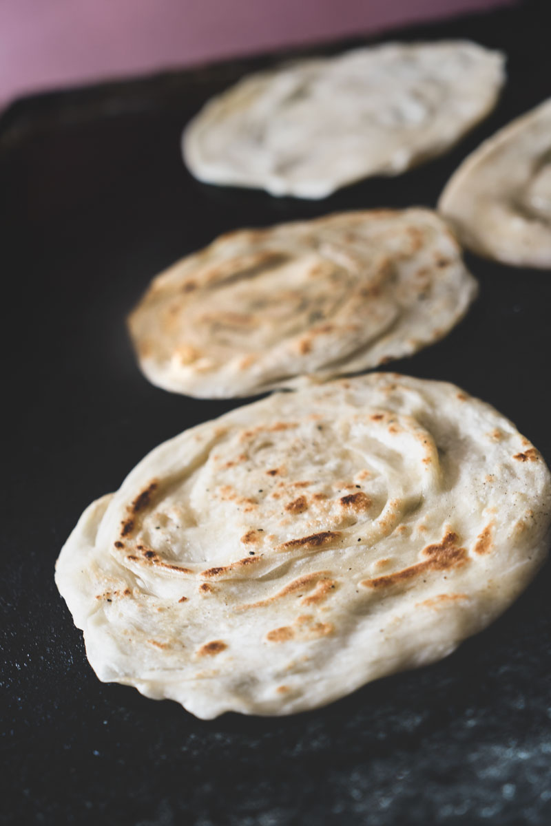Sheril's Flaky Parathas