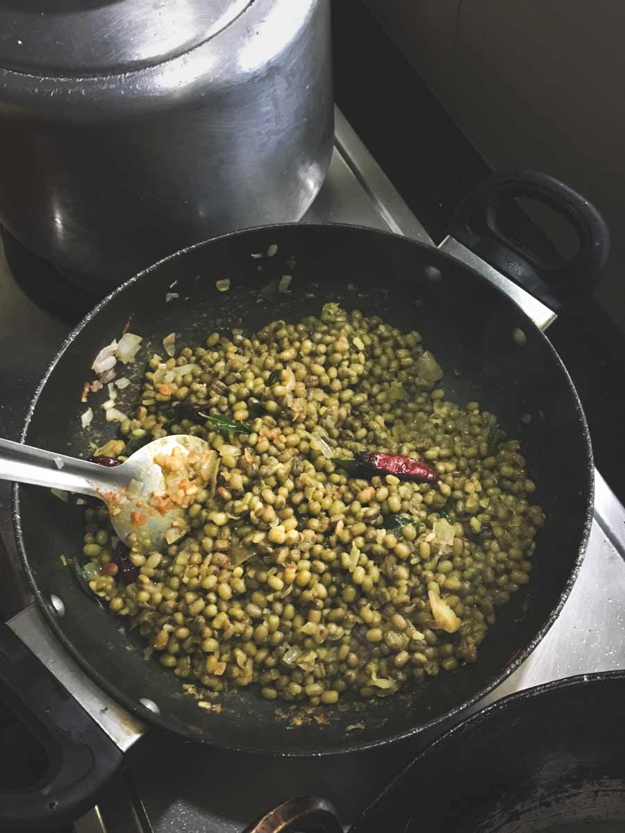 Cherupayar - Green Gram Curry - Faces Places and Plates