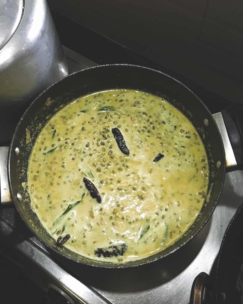 Cherupayar - Green Gram Curry - Faces Places and Plates