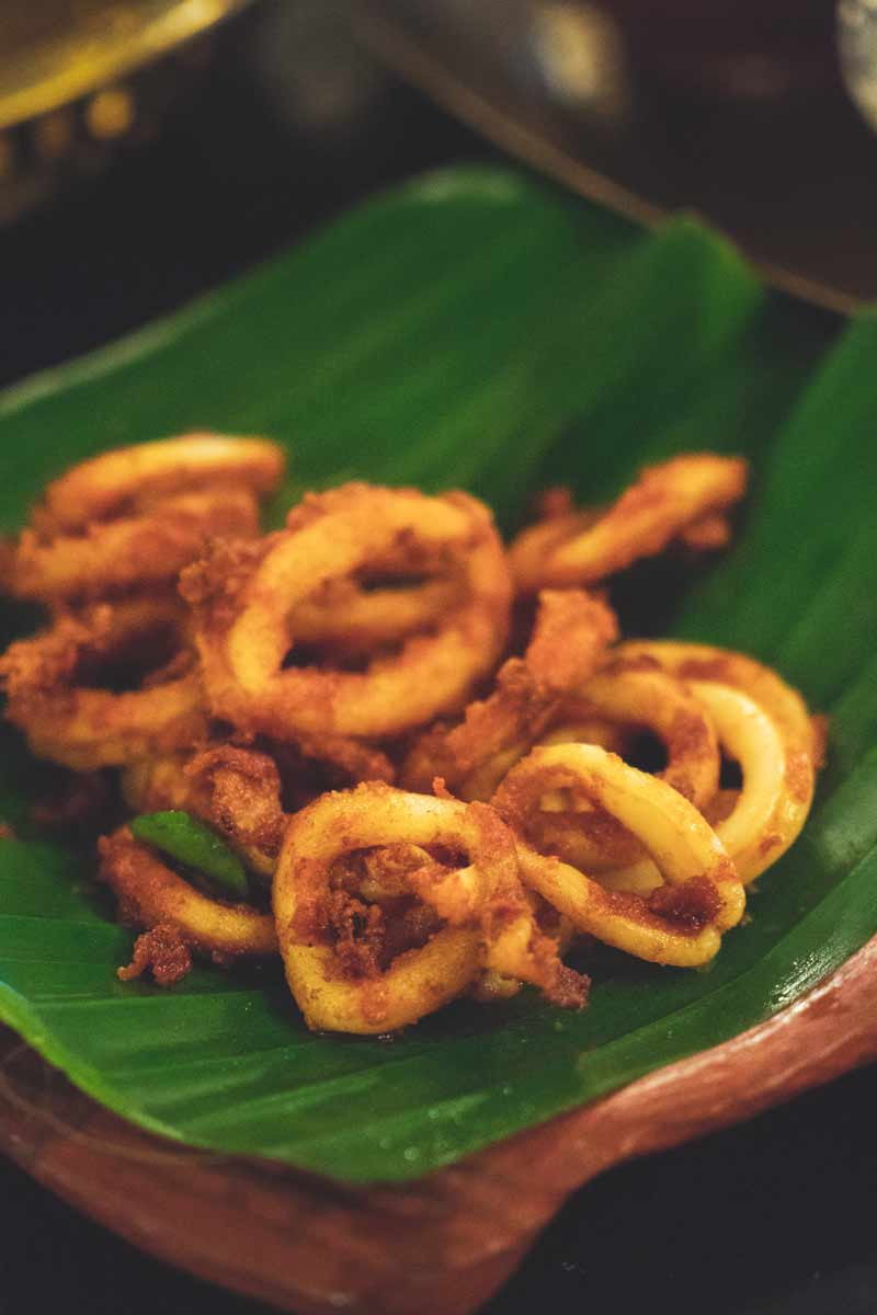 Koonthal Varuthatu (Squid Roast) - Faces Places and Plates