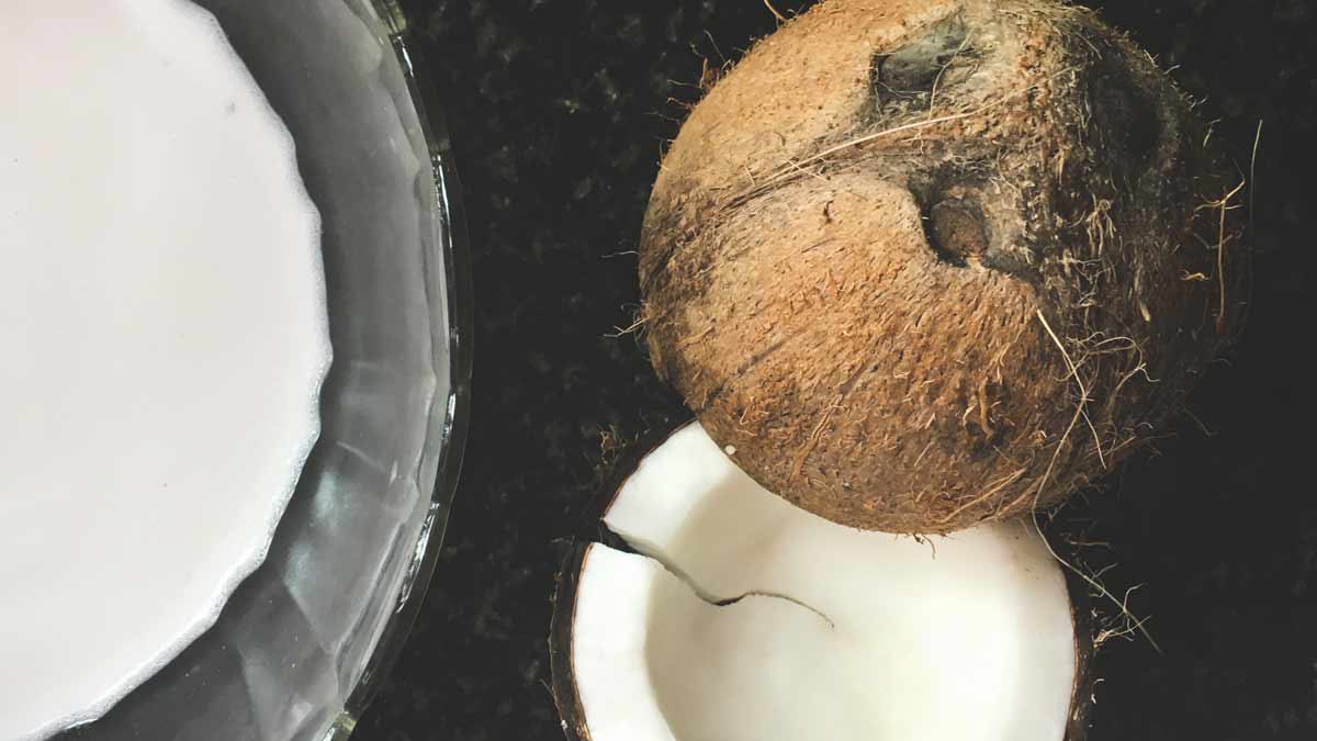 A Lesson in Making Fresh Coconut Milk - Faces Places and Plates